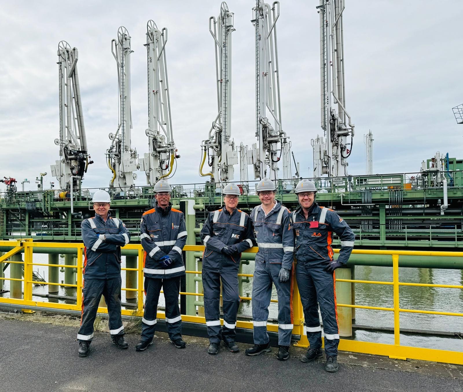 Leadership Team Visits Lyondell Godorf Project - J de Jonge